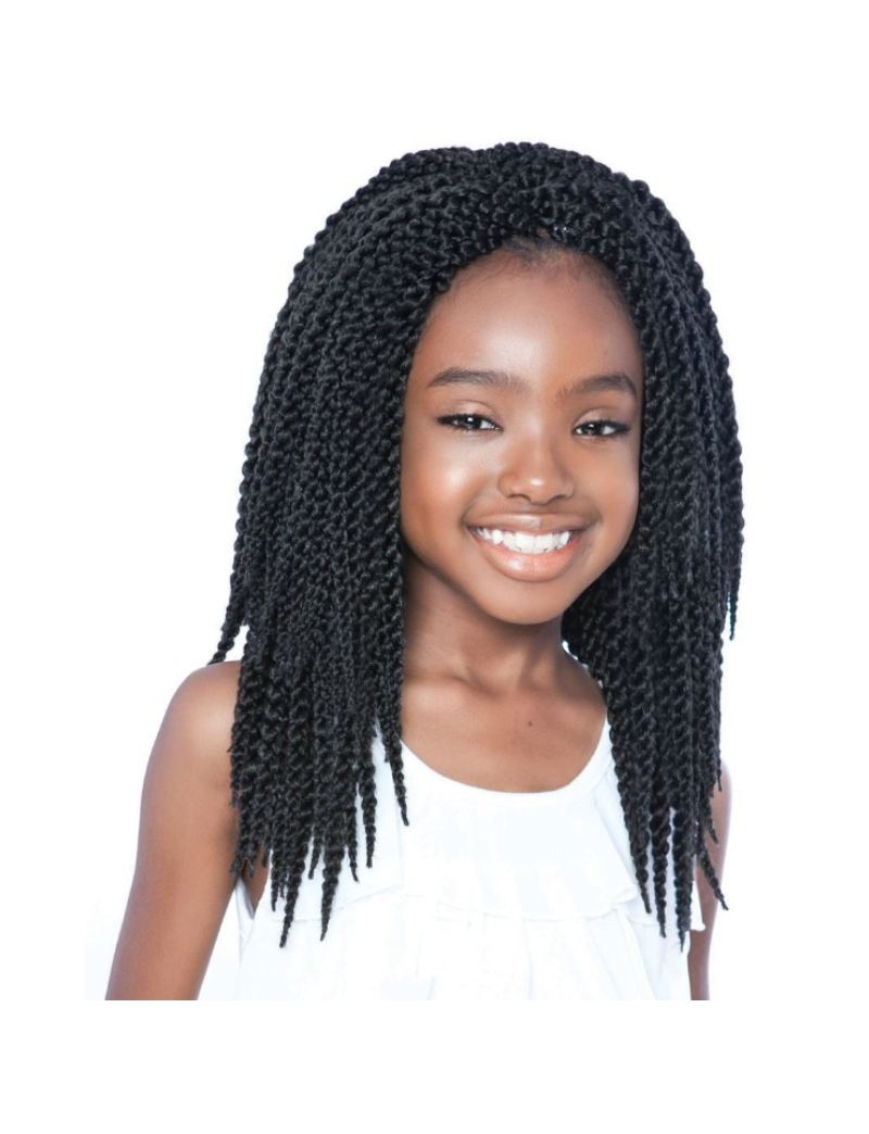 3D Cubic Twist 12" Afri Naptural Kids Rock Kids Crochet Braid Mane Concept