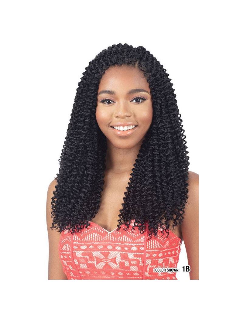 3X Bohemian Curl 14" Pre Stretched Glance Braiding Hair Model Model