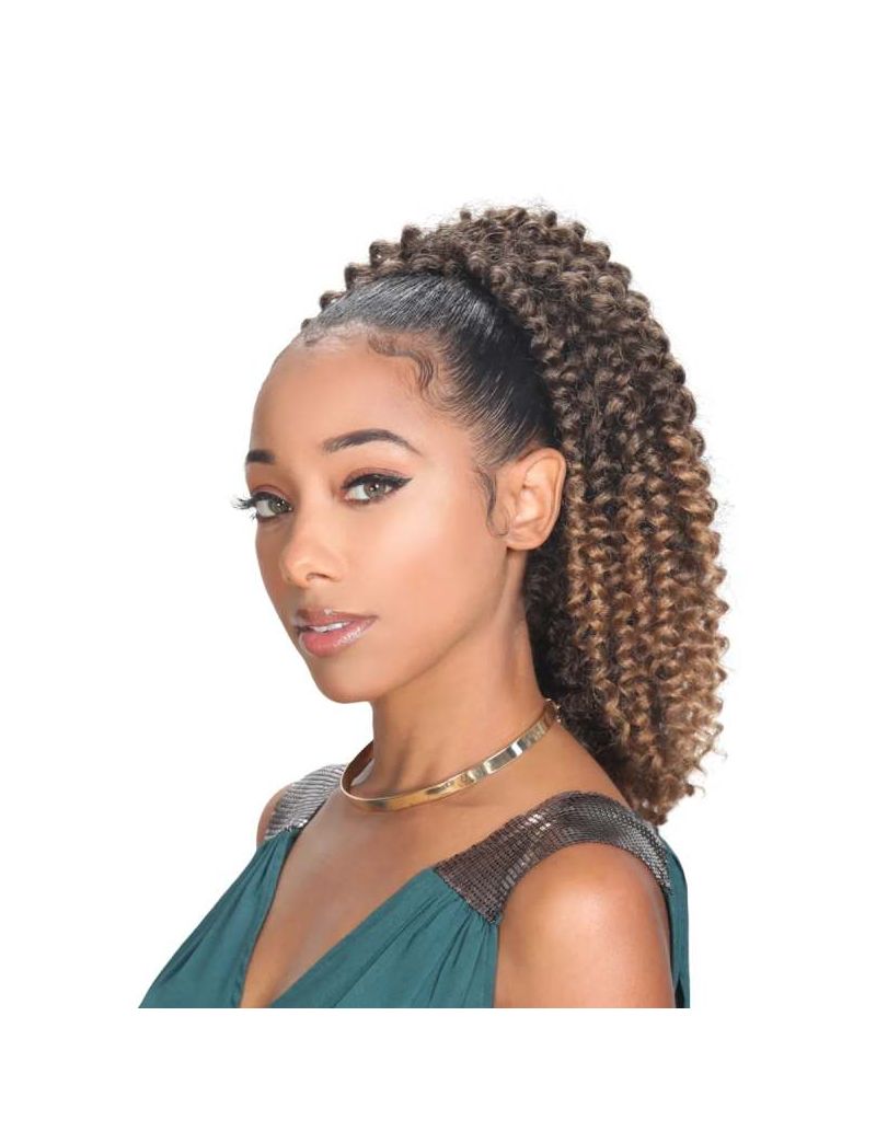 Miss V Water Wave Drawstring Ponytail Zury Hollywood