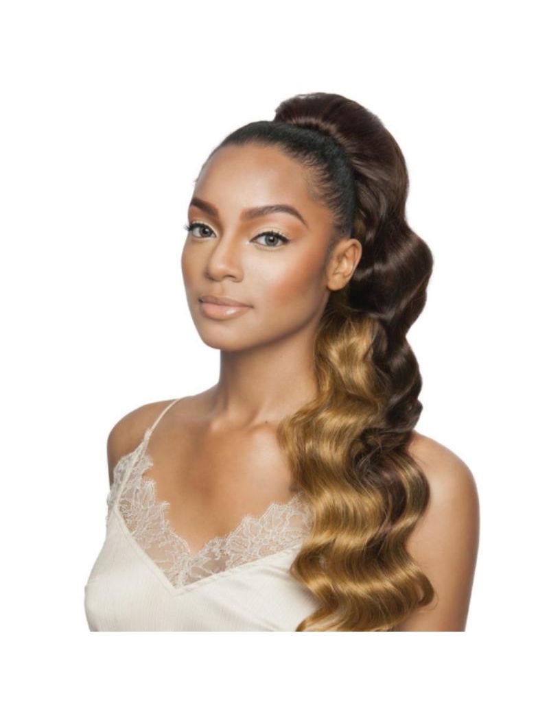 Super Felina Wrap & Tie Yellowtail Synthetic Ponytail Mane Concept