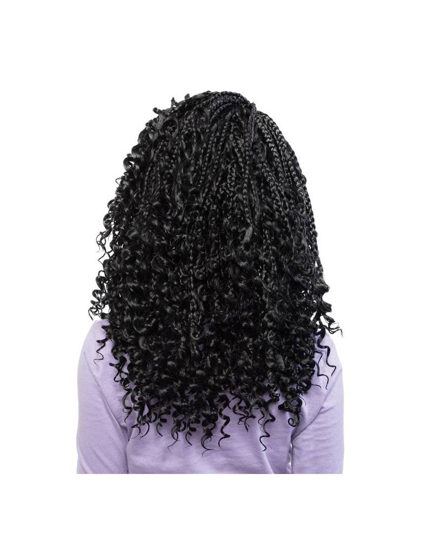 3X Kids Boho Box Braid 8" 9" 10" Afri Naptural Crochet Braid Mane Concept