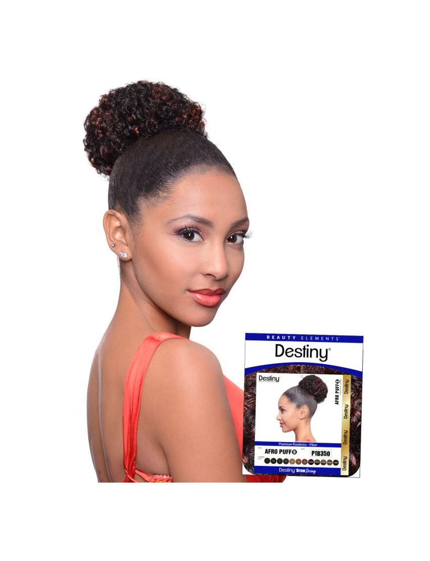 Afro Puff Destiny Drawstring Ponytail Hair Extensions Beauty Elements